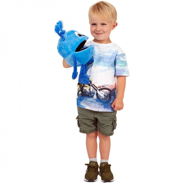 The Puppet Company Baby Blue Monster Hand Puppet | plushpaws.co.uk