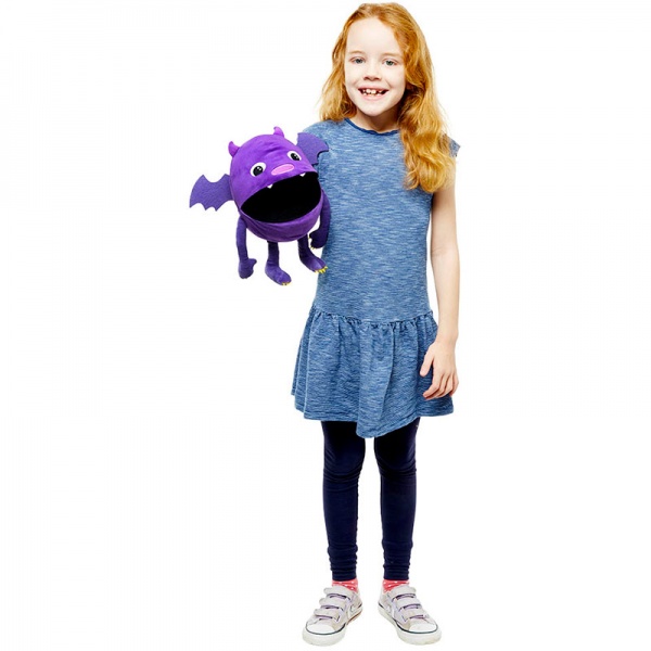 The Puppet Company Baby Rainbow Monster Hand Puppet | plushpaws.co.uk