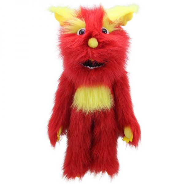 The Puppet Company Red Monster Hand Puppet | plushpaws.co.uk