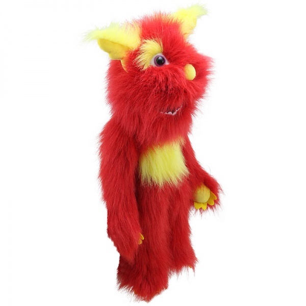 The Puppet Company Red Monster Hand Puppet | plushpaws.co.uk
