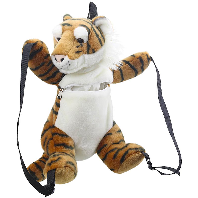 The Puppet Company Tiger Backpack | plushpaws.co.uk