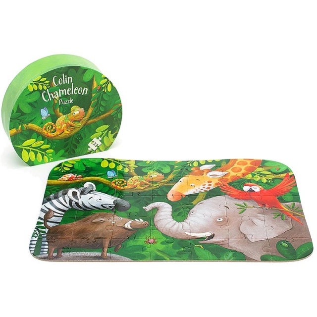 Jellycat Colin Chameleon Puzzle | plushpaws.co.uk