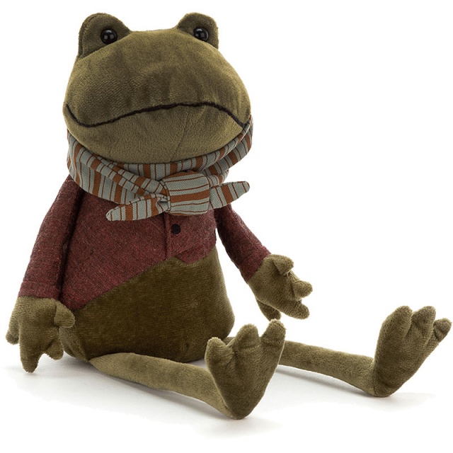 Jellycat Fergus Frog | Plushpaws.co.uk