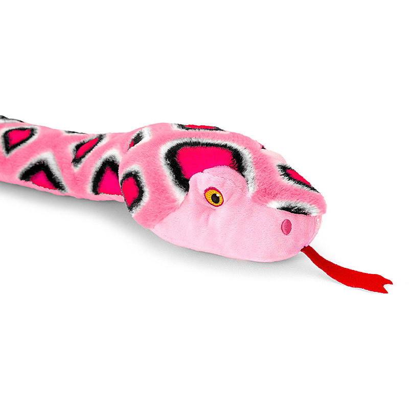 Keel Toys Keeleco Pink Snake | plushpaws.co.uk