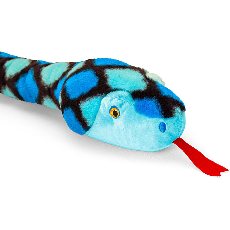 Keel Toys Keeleco Blue Snake | plushpaws.co.uk