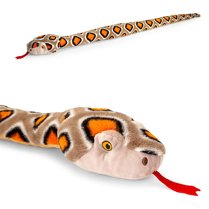 Keel Toys Keeleco Brown Snake | plushpaws.co.uk