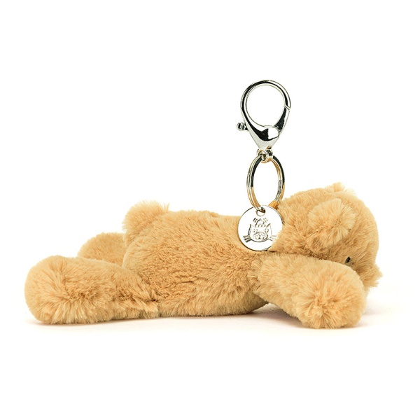 Jellycat Bartholomew Bear Bag Charm Keyring | plushpaws.co.uk