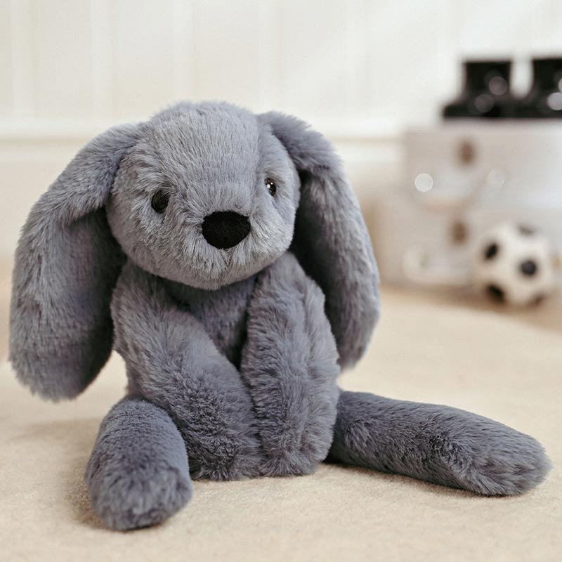 Softies Sonny the Plush Long Leg Petrol Bunny | plushpaws.co.uk