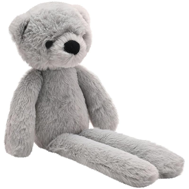 Softies Ste the Plush Long Leg Grey Teddy Bear | plushpaws.co.uk