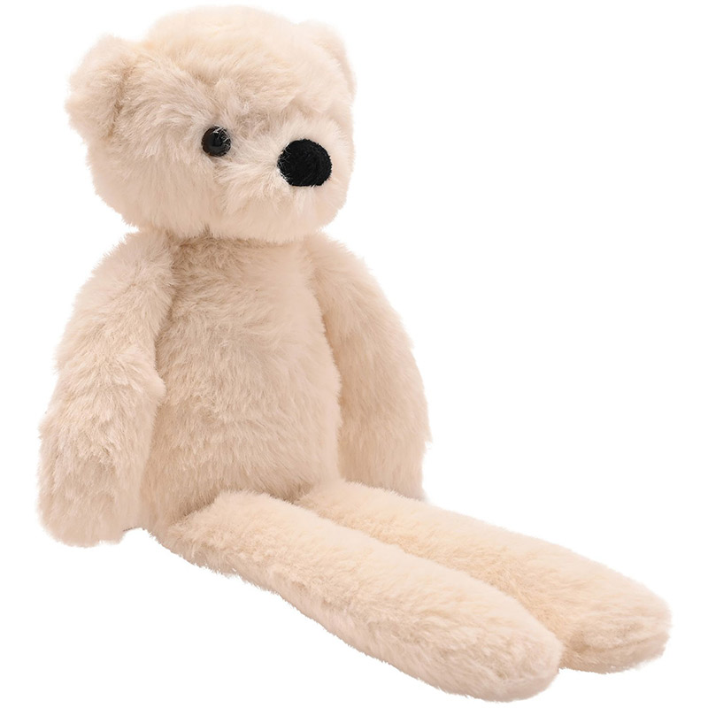 Softies Lola the Plush Long Leg Cream Teddy Bear | plushpaws.co.uk