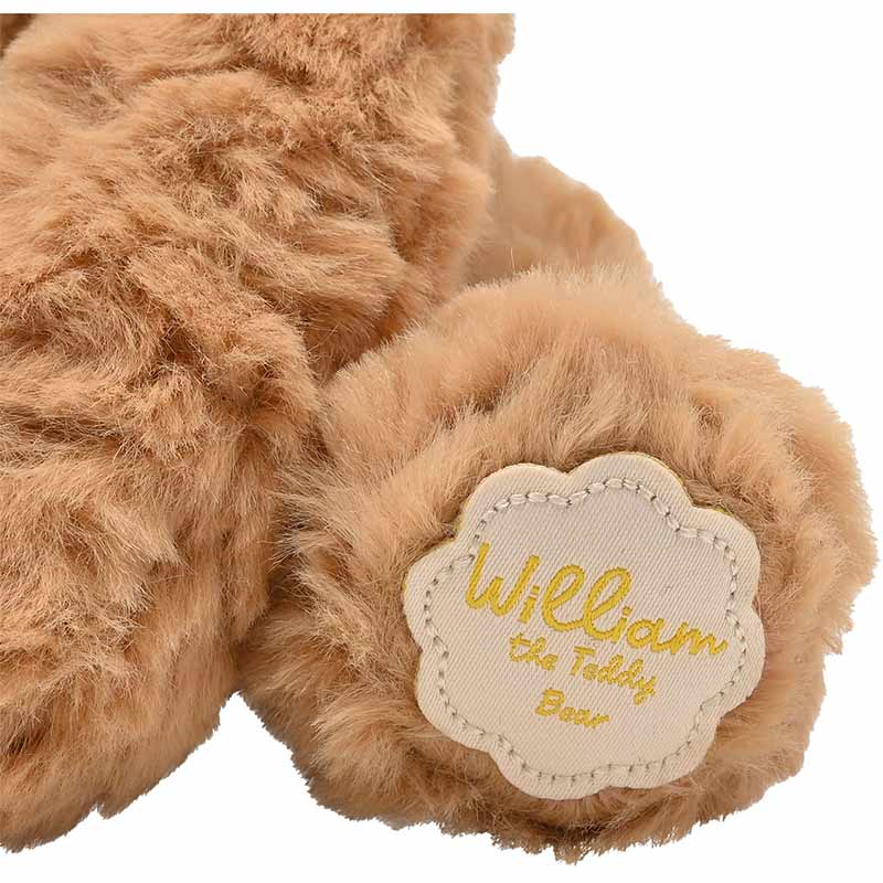 Softies William the Plush Sitting Brown Teddy Bear | plushpaws.co.uk