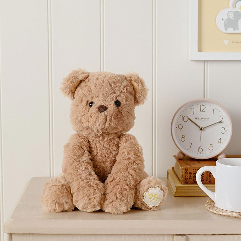 Softies William the Plush Sitting Brown Teddy Bear | plushpaws.co.uk