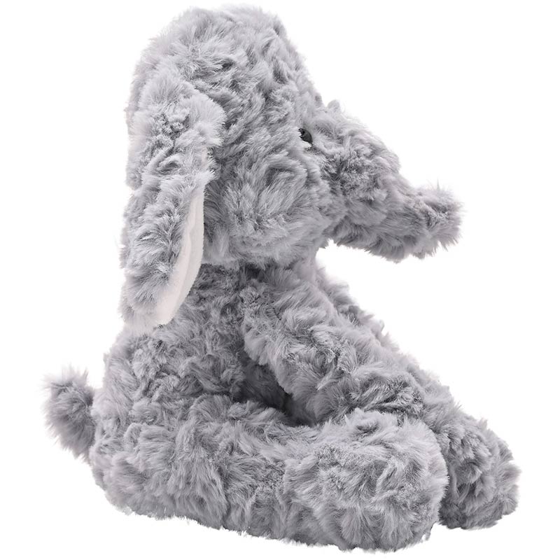 Softies Ethel the Plush Sitting Grey Elephant | plushpaws.co.uk