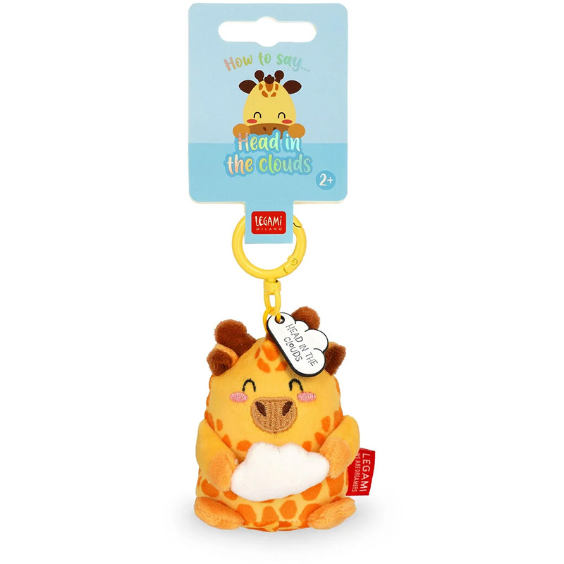 Legami Giraffe Keyring | plushpaws.co.uk