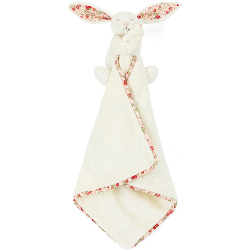 Baby Jellycat Blossom Cream Berry Bunny Soother | plushpaws.co.uk
