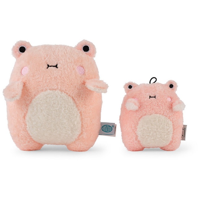 Noodoll Ricelily Mini Pink Frog | plushpaws.co.uk