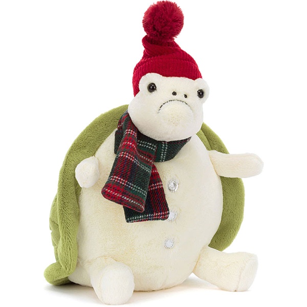 Jellycat Snowman Timmy Turtle | plushpaws.co.uk