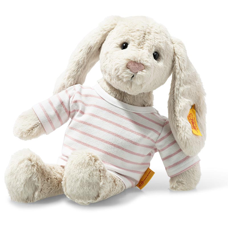 Steiff Hoppie Rabbit with T-Shirt | plushpaws.co.uk