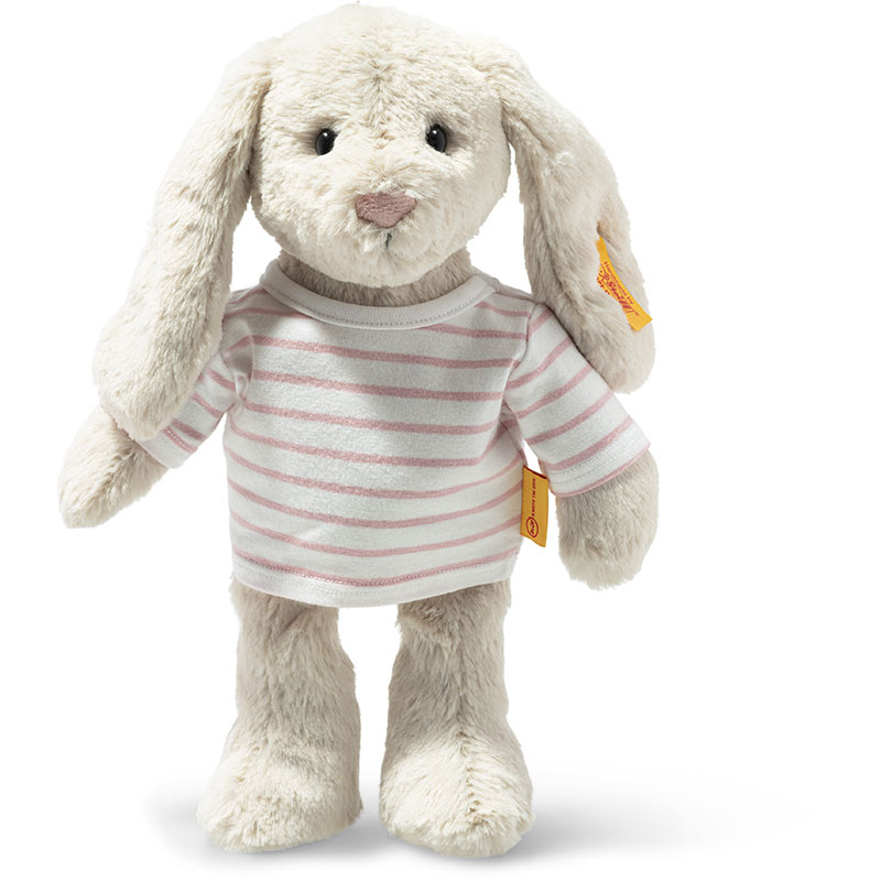 Steiff Hoppie Rabbit with T-Shirt | plushpaws.co.uk