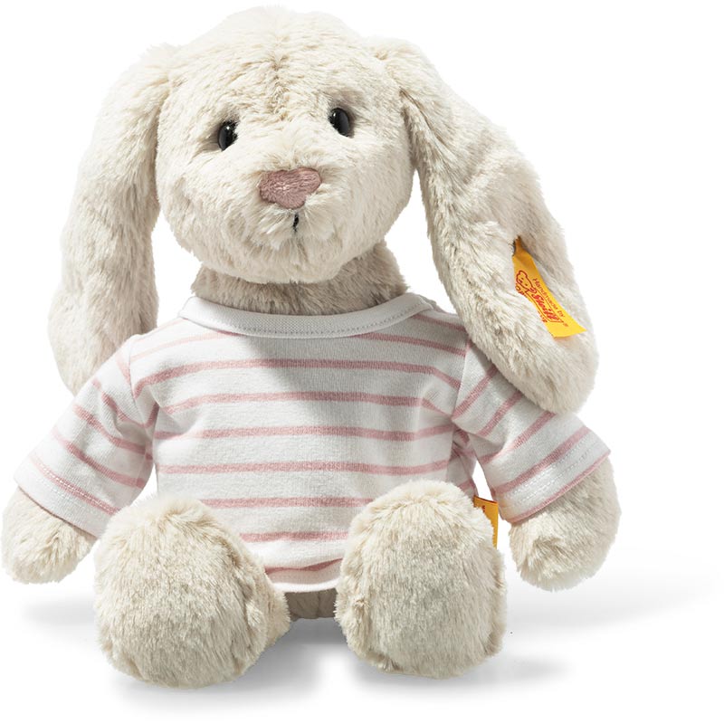 Steiff Hoppie Rabbit with T-Shirt | plushpaws.co.uk