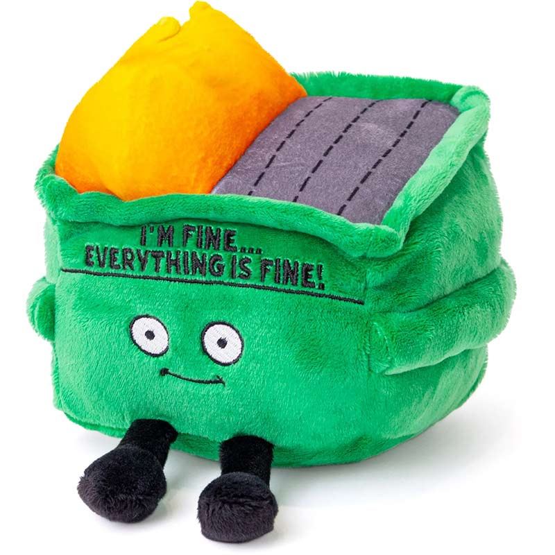Punchkins I'm Fine... Everything is Fine Dumpster Fire | plushpaws.co.uk