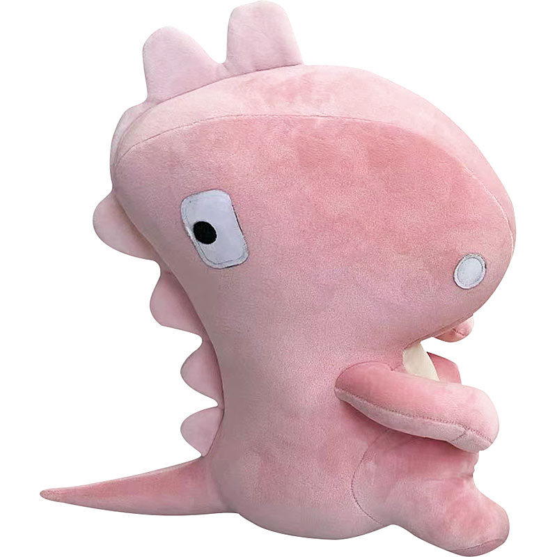 KENJI Yabu Pink Blocky Dino | plushpaws.co.uk