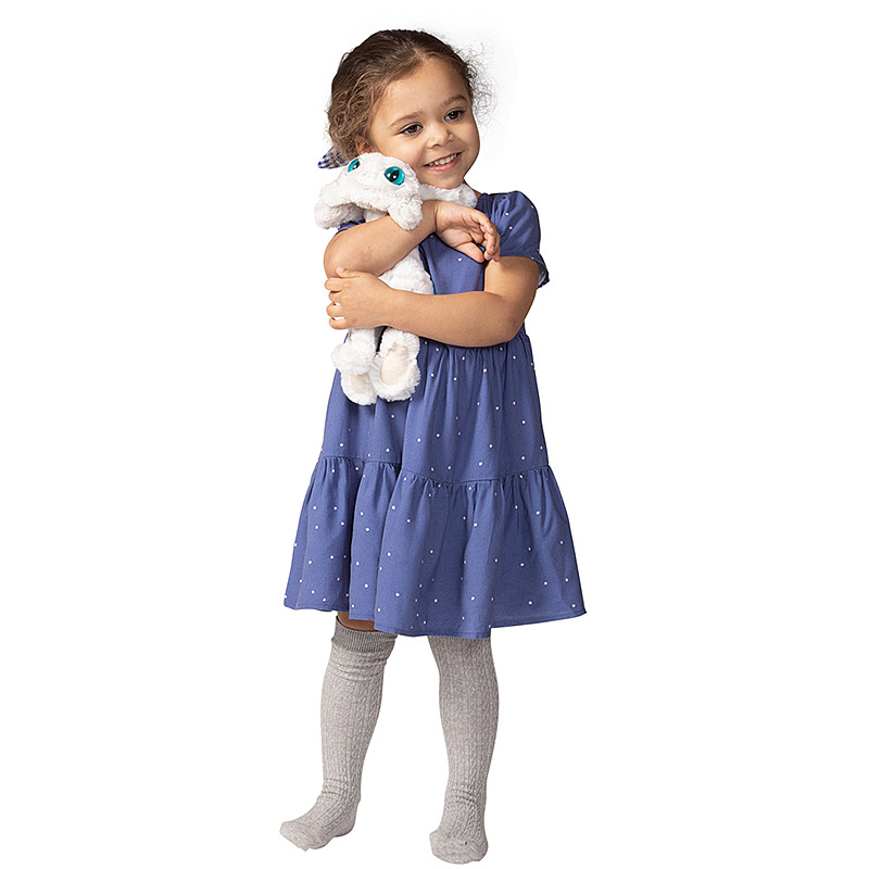 Manhattan Toy Lavish Lanky Cats Snow | plushpaws.co.uk