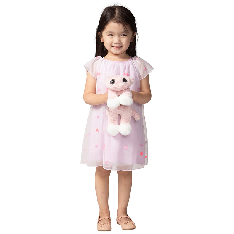 Manhattan Toy Lanky Cats Pink Mochi | plushpaws.co.uk