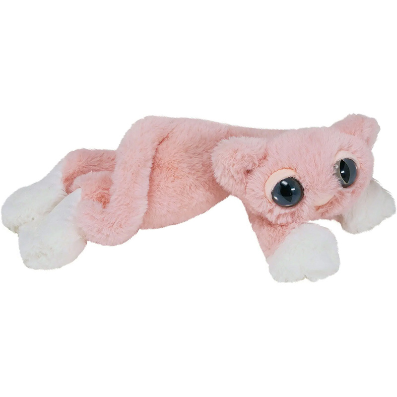 Manhattan Toy Lanky Cats Pink Mochi | plushpaws.co.uk