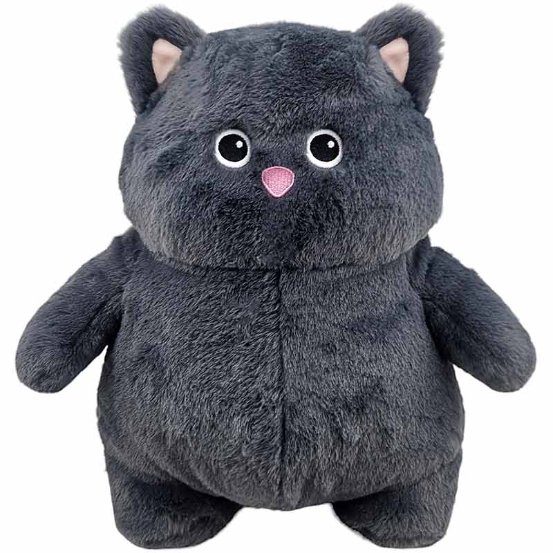 KENJI Yabu Fluffy Black Kitty | plushpaws.co.uk