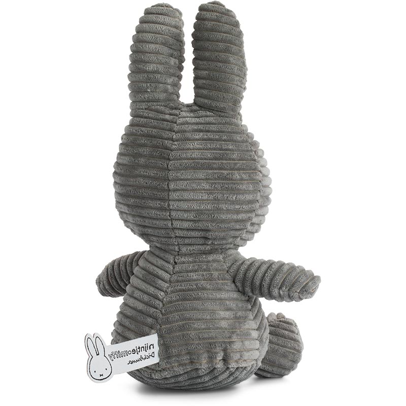 Miffy Corduroy Grey | plushpaws.co.uk