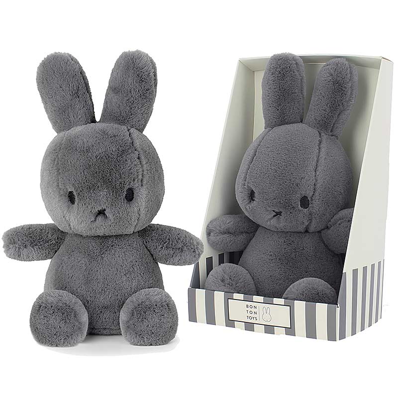 Miffy Cozy Grey in Gift Box | plushpaws.co.uk