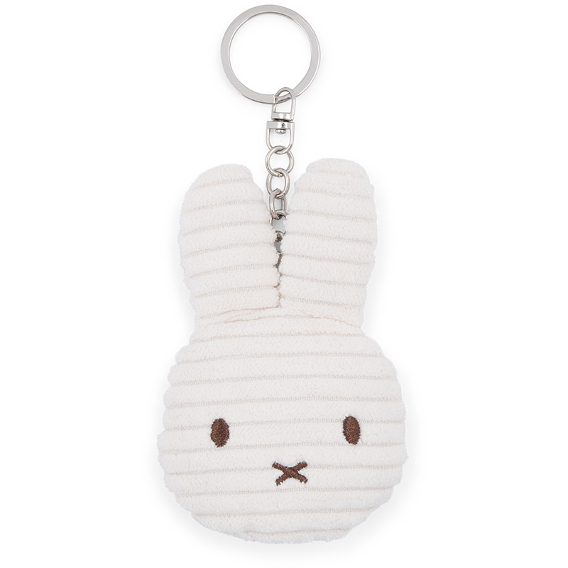 Miffy Corduroy Cream Keyring | plushpaws.co.uk