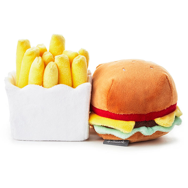 Hallmark Better Together Burger & Fries | plushpaws.co.uk