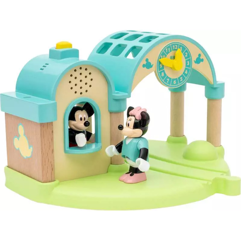BRIO Disney Mickey Mouse Record & Play Train Station | plushpaws.co.uk