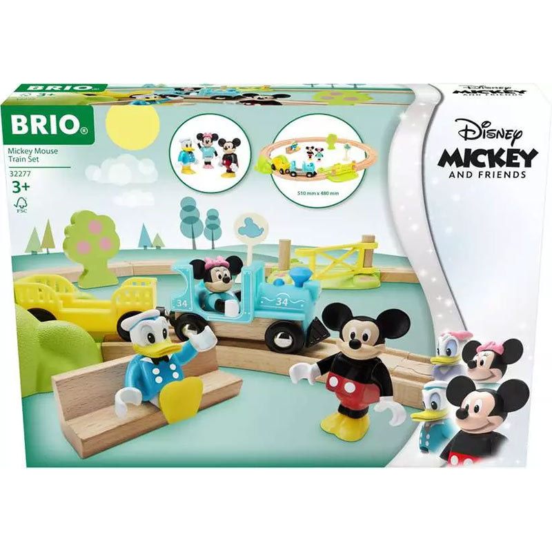BRIO Disney Mickey Mouse Train Set | plushpaws.co.uk