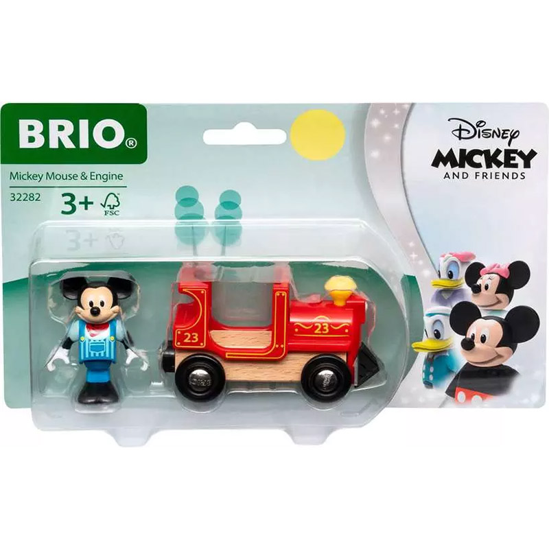 BRIO Disney Mickey Mouse & Engine | plushpaws.co.uk