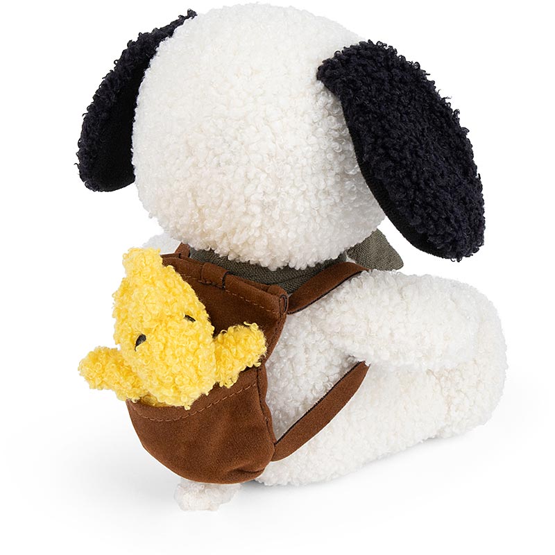 Peanuts Snoopy with Woodstock in Backpack | plushpaws.co.uk