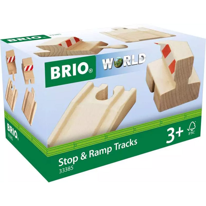 BRIO Stop & Ramp Track Pack | plushpaws.co.uk