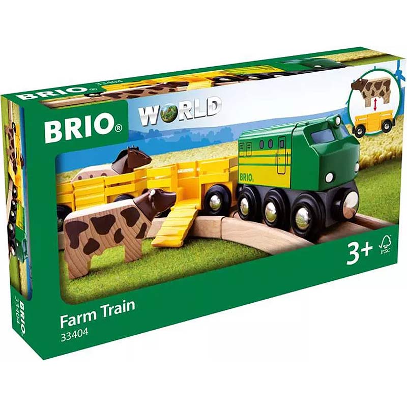 BRIO Farm Train | plushpaws.co.uk