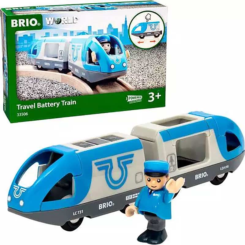 BRIO Travel Battery Train | plushpaws.co.uk