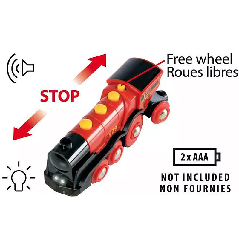 BRIO Mighty Red Action Locomotive | plushpaws.co.uk