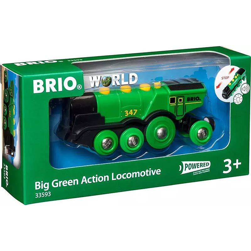 BRIO Big Green Action Locomotive | plushpaws.co.uk