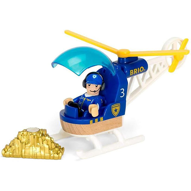 BRIO Police Helicopter | Plushpaws