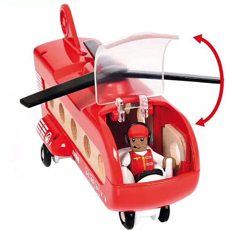 BRIO Cargo Transport Helicopter | plushpaws.co.uk