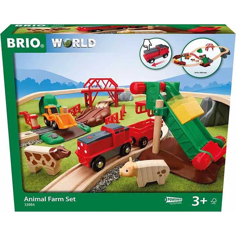 BRIO Animal Farm Set | plushpaws.co.uk