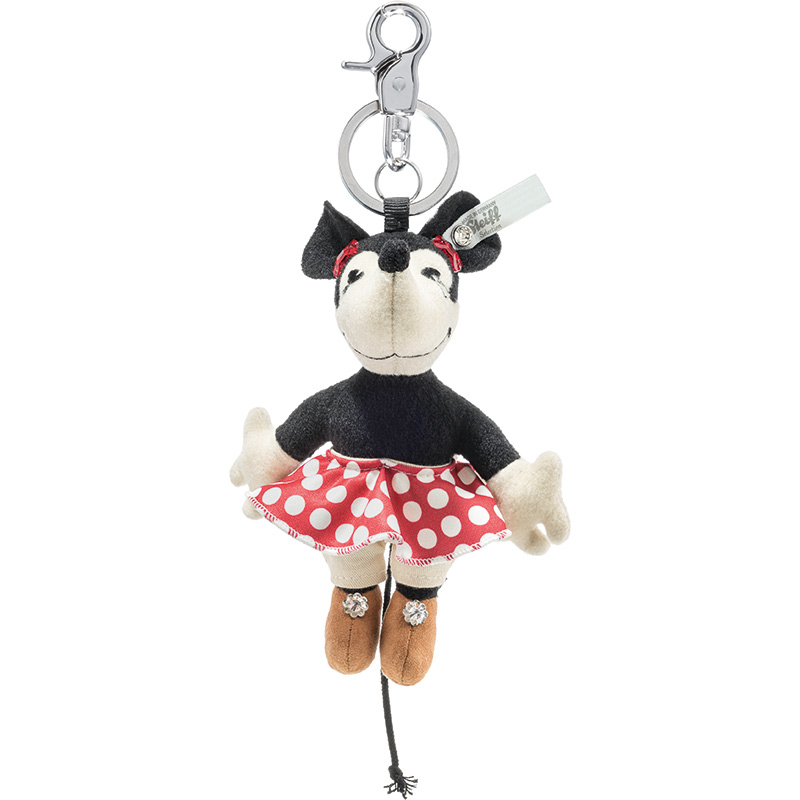 Steiff Minnie Mouse Swarovski Keyring | plushpaws.co.uk