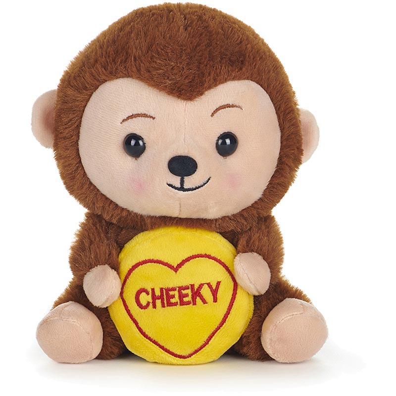 Love Hearts Cheeky Monkey | plushpaws.co.uk