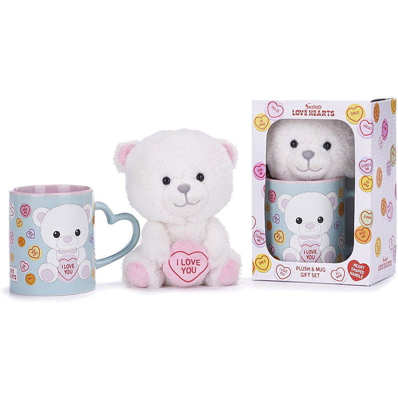 Love Hearts I Love You Bear Gift Set | plushpaws.co.uk