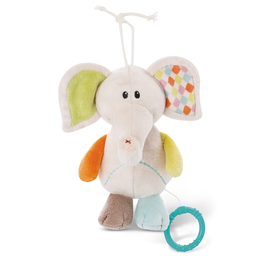 My First NICI Dundi Elephant Music Box | plushpaws.co.uk